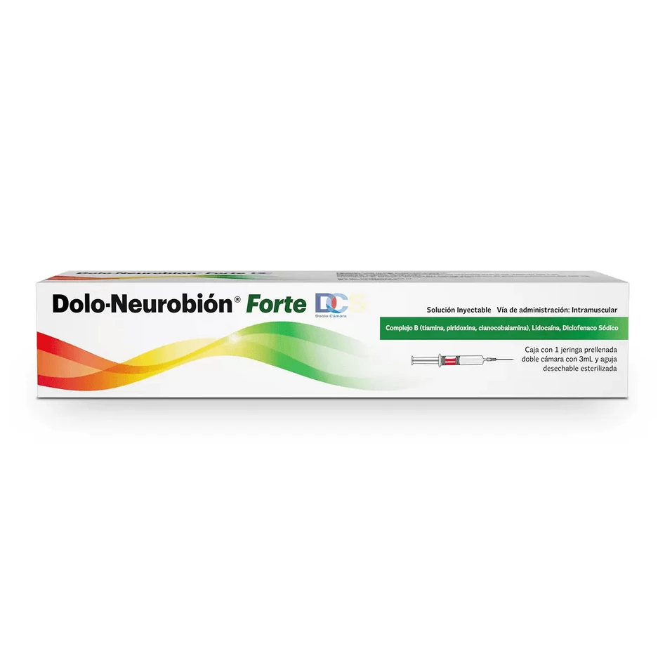 Farmacia París - Dolo Neurobion Forte Dc 1X3 Ml (Diclofenaco/Lidocaina ...