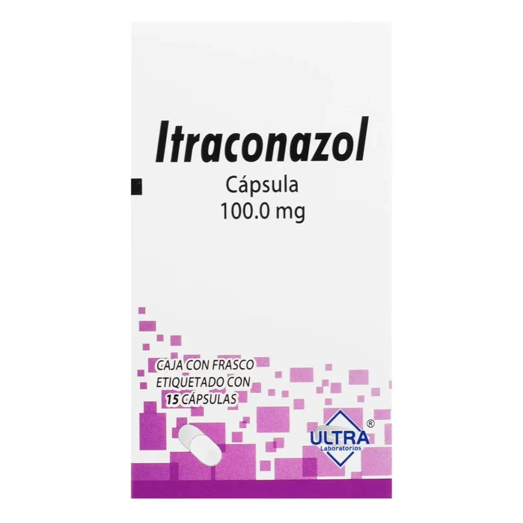 Farmacia París - Itraconazol 100 mg 15 capsulas