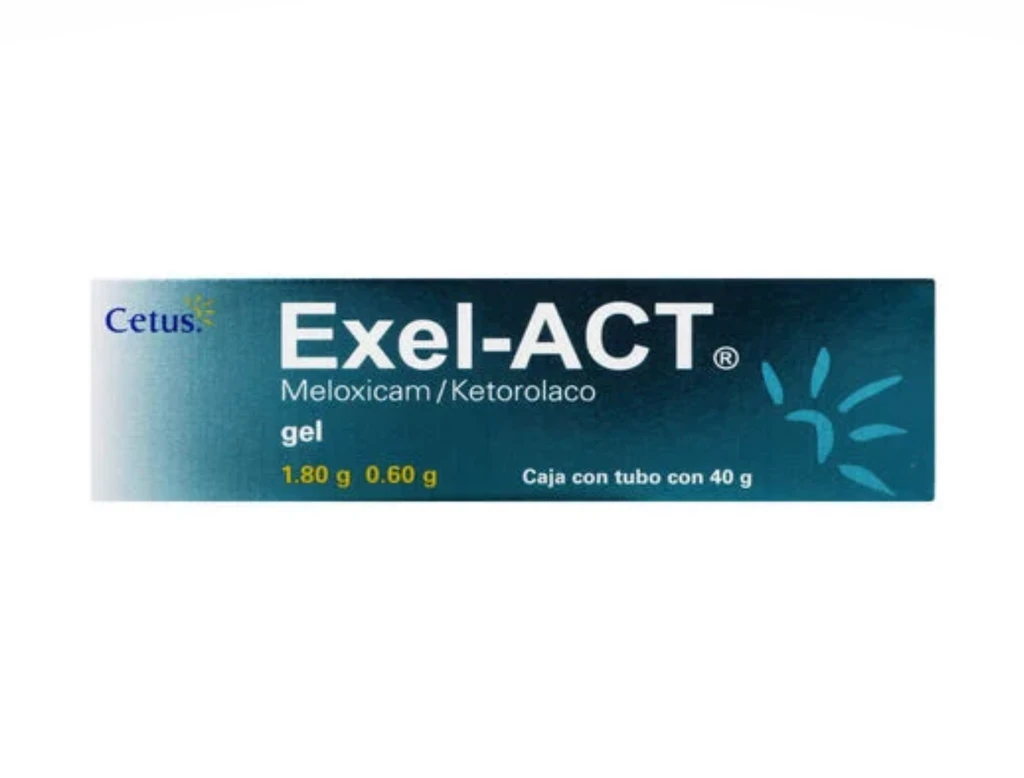 Farmacia París - Exel-act 1.80/0.60g gel tb 40g ketorolaco