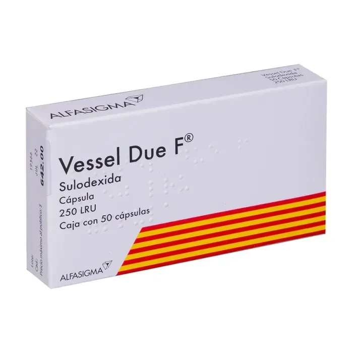 Farmacia París - Vessel Due-F 250 Lru 50 Caps (Sulodexida)